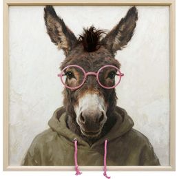 SONSTIGE Leinwandbild SMARTER DONKEY