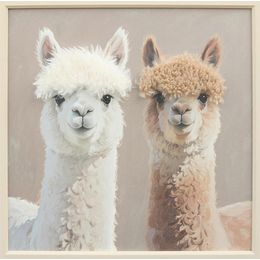 SONSTIGE Leinwandbild BEST LAMA BUDDIES