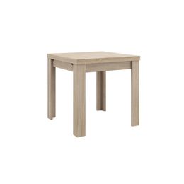 M&auml;usbacher Esstisch M&Auml;USBACHER "Monti", braun (eichefarben s&auml;gerau), B:80cm H:78cm T:80cm, Tische, Esstisch, BESTSELLER, Tisch, K&uuml;chentisch, Auszugstisch ausziehbar auf 136 cm