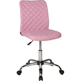 B&uuml;rostuhl Duo Collection "Milo", rosa, B:54cm H:84cm T:54cm, Metall, Nylon, St&uuml;hle, B&uuml;rostuhl