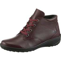Damen Schn&uuml;rstiefelette bordeaux Gr&ouml;&szlig;e 38