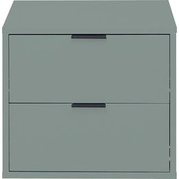 M&auml;usbacher Kommode M&Auml;USBACHER "Bonnie", gr&uuml;n (pine gr&uuml;n matt), B:51cm H:47cm T:45cm, Holzwerkstoff, Sideboards, Kommode, 2 Schubk&auml;sten Kommode