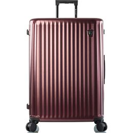 Hartschalen-Trolley Heys "Smart Luggage, in verschiedenen Farben und Gr&ouml;&szlig;en", Gr. B/H/T: 52cm x 76cm x 30cm 109 l, rot (burgundy), Polycarbonat, Koffer, Heys Handgep&auml;ck Smart Gep&auml;ck mit App-Funktion