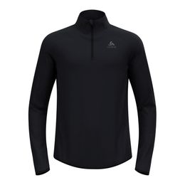 Odlo Zeroweight Mid Layer 1/2 Zip Bekleidung Herren schwarz