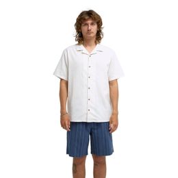 Kurzarmhemd Billabong "Vacay Linen", Herren, Gr. L, US-Gr&ouml;&szlig;en, sanftes wei&szlig;, Obermaterial: 85% Baumwolle, 15% Leinen;, Hemden