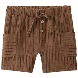 Topomini Baby Musselin-Shorts mit Streifen