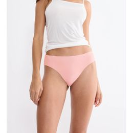 Slip Triumph "Pretty Micro Tai", Damen, Gr. M, strawberry cream, Microfaser, Obermaterial: 86% Polyamid, 14% Elasthan, k&ouml;rpernah, Unterhosen Slip, nahtlos