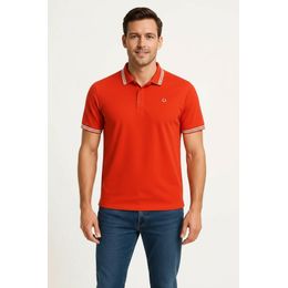 Funktionsshirt LPO "Funktionsshirt Ayden Sport", Herren, Gr. S, high risk rot, 100% Polyester, regular fit, Shirts Funktionsshirt, Schnelltrocknendes Material