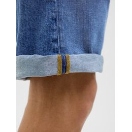 Jack & Jones Shorts JACK & JONES "JJIRICK JJIORG SHORTS 363/365 2 PK MP", Herren, Gr. L, N-Gr, blau denim pack:schwarz denim, Denim/Jeans, Obermaterial: 98% Baumwolle, 2% Elasthan, Abriebeffekte, regular fit kniefrei, Hosen Shorts, Baumwollmischung, regular fit, zum krempeln