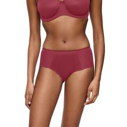 Slip Triumph "Essential Minimizer T Hipster X", Damen, Gr. 38, sweet marsala, Microtouch, Obermaterial: 78% Polyamid, 22% Elasthan, Unterhosen Slip, schimmerndes Jacquardmuster