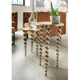 Faktorei Beistelltisch Zilo aus Aluminium &Oslash;/H: ca. 35 x 61 cm skandinavische Deko Online Shop
