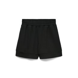 V&eacute;ro Moda Sweatshorts VERO MODA "VMHALI HW SHORTS JRS", Damen, Gr. L, N-Gr, schwarz, Jersey, Obermaterial: 50% Viskose, 45% Polyester, 5% Elasthan, unifarben, bequem kurz, Hosen Sweatshorts, Viskosemischung