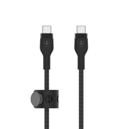 Belkin USB-Kabel "BoostCharge PRO Flex USB-C/USB-C Kabel bis 60W 3m", schwarz, 300cmcm, Kabel