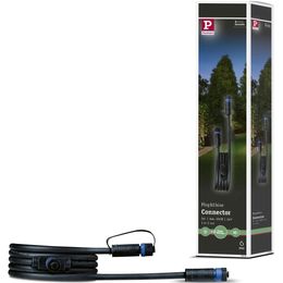 Lampen-Verbindungskabel Paulmann "Outdoor Plug&Shine 2m IP68", schwarz, &Oslash;:18,4mm, Kabel, 1 in - 2 out