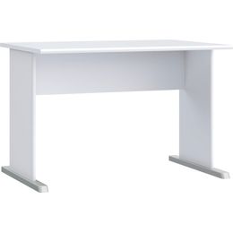 Schreibtisch FORTE "Tempra", wei&szlig;, B:108cm H:72cm T:72cm, Tische, Schreibtisch, Breite 108 cm