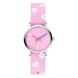 Quarzuhr Cool Time "The Cool Flower Power", rosa, Armbanduhren, Kinder, Quarzuhr, Armbanduhr, Kinderuhr, M&auml;dchen, analog