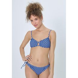 LSCN BY LASCANA Set: Bustier-Bikini 'Sofia' mehrfarbig Gr. 40 Cup C/D. Ohne B&uuml;gel. Nachhaltig.