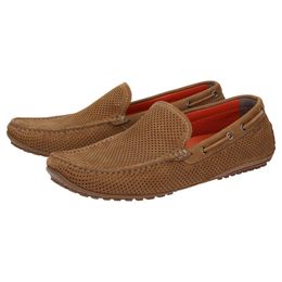 Slipper Sioux "Carulio-706", Herren, Gr. 39.5 (UK 6), braun, Obermaterial: 50% Rindnubukleder CNU. 50% Kalbsnappaleder CANA. 100% Gummi rubber., Schuhe Slipper