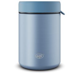 Thermobeh&auml;lter Alfi "ISO FOOD MUG, Thermobeh&auml;lter f&uuml;r Essen, sp&uuml;lmaschinenfest", pastel water mat, B:8,8cm H:13,3cm, Lebensmittelaufbewahrungsbeh&auml;lter, 0,35l, 5h hei&szlig; & 10h kalt, dicht & auslaufsicher, mit G&ouml;ffel