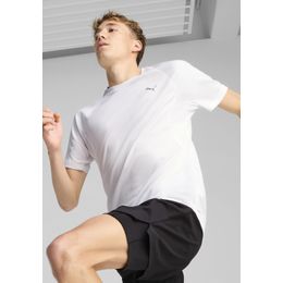 Laufshirt Puma "M RUN VELOCITY TEE POLY", Herren, Gr. S, wei&szlig; (Puma wei&szlig;), Web, Obermaterial: 100% Polyester, regular fit normal, Rundhals, Shirts Laufshirt, ergonomische Schnittf&uuml;hrung, kurze &Auml;rmel, Performance-T-Shirt