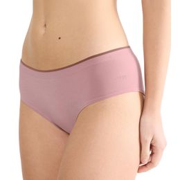Hipster Sloggi "GO Sense", Damen, Gr. S, rosa (tea rose), Single Jersey, Obermaterial: 88% Modal, 12% Elasthan, k&ouml;rpernah, Unterhosen, superweicher Modalmix, flache Kanten, elastisch, nahtlos