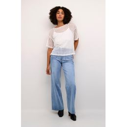 Kaffe Strickpullover Loose fit white