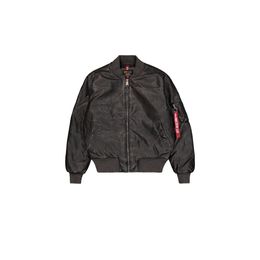 Alpha Industries MA-1 Faux Leather Vintage Bomber Jacket