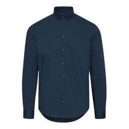 Businesshemd Casual Friday "Businesshemd CFViggo", Herren, Gr. XL, N-Gr, blau (navy), Obermaterial: 97% Baumwolle CO. 3% Elasthan EL., Hemden
