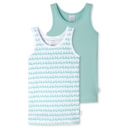 Schiesser M&auml;dchen Unterhemd Fine RibAchselhemd, Tanktop, Unterziehshirt