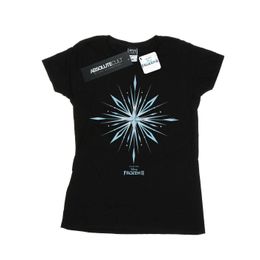 Disney - "Frozen 2 Elsa Signature Snowflake" T-Shirt f&uuml;r Damen (Schwarz)