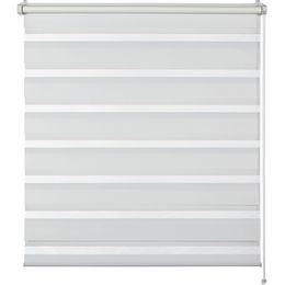 Sch&ouml;ner Wohnen Kollektion Doppelrollo "Tilda", wei&szlig;, B:120cm H:150cm, Polyester, SCH&Ouml;NER WOHNEN-KOLLEKTION, Rollos, geklemmt, silberne oder wei&szlig;e Rollo-Technik