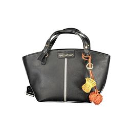 Mario Valentino Schwarze Polyurethan Damenhandtasche