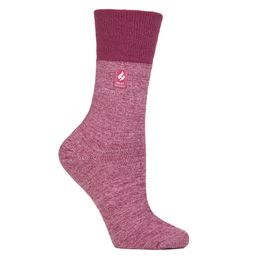 Damen Thermo HoneyComb Top Socken ohne Gummiabschluss