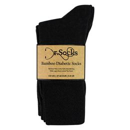 4er Pack Damen Bambus Diabetiker Socken Weich Atmungsaktive Nicht einengende Socken