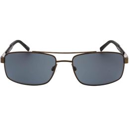 Tommy Hilfiger Tommy Hiliger Sonnenbrille mit grauen Glasern und dunklem Rutheniumschwarz