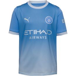 Puma Manchester City 26-27 Heim Teamtrikot Kinder - Gr&ouml;&szlig;e 140 - blau