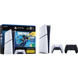 Playstation 5 Konsolen-Set "PS5 Digital &ndash; Fortnite Erbl&uuml;hendes-Chaos-Bundle inkl. DS Schwarz", wei&szlig;, schwarz, Spielekonsolen