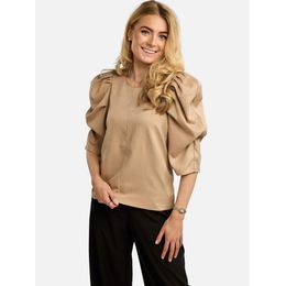 Blusentop LIBERT&Eacute; ESSENTIEL "Libert&eacute; Essentiel Shirt WINNIE", Damen, Gr. S, beige (sanftes wei&szlig;), Obermaterial: 100% Viskose, Blusen Blusentop