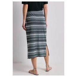 Maxirock Street One, Damen, Gr. 34, deep bound gr&uuml;n, Stoff, 68% Polyester, 31% Viskose, 1% Metalfaser, gemustert, comfort fit wadenlang, R&ouml;cke Maxirock, in Midi-L&auml;nge