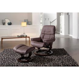 Relaxsessel stressless "Ruby", braun (braun batick), B:79cm H:98cm T:76cm, Leder PALOMA: Paloma ist ein durchgef&auml;rbtes Semianilin-M&ouml;belleder mit nat&uuml;rlicher Narbung. Es wurde mit einer leichten Oberfl&auml;chenbehandlung versehen, um es best&auml;ndiger zu machen. Paloma ist weich im Griff und hat eine warme Ausstrahlung. Es ist atmungsaktiv und feuchtigkeitsabsorbierend. Paloma wird besonders von all jenen