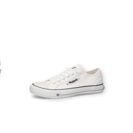 Slip-On Sneaker Dockers by Gerli, Damen, Gr. 36, wei&szlig;, Textil, Schuhe, Sneaker, Schlupfschuh, Freizeitschuh mit Zierschn&uuml;rung