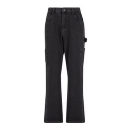 Bequeme Jeans 2Y STUDIOS "2Y Studios 2Y Eladan Worker Baggy Jeans", Herren, Gr. 34, Normalgr&ouml;&szlig;en, washedschwarz, 100% Baumwolle, unifarben, Jeans