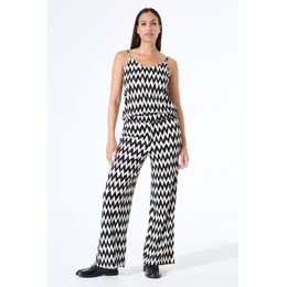 Garcia Hose in Schwarz/ Wei&szlig; - 50% | Gr&ouml;&szlig;e M | Damenhosen