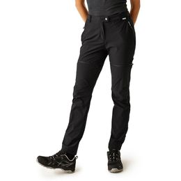 Regatta Zipp-Off-Funktionshose "Mountain" in Schwarz - 62% | Gr&ouml;&szlig;e 36 | Damen-sporthosen