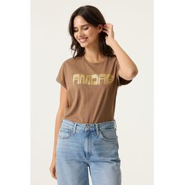 Garcia Shirt in Hellbraun - 20% | Gr&ouml;&szlig;e XS | Damen-tops