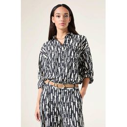 Garcia Bluse in Schwarz/ Wei&szlig; - 53% | Gr&ouml;&szlig;e XS | Damen-blusen