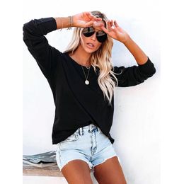 Milan Kiss Sweatshirt in Schwarz - 60% | Gr&ouml;&szlig;e S | Damen-sweatshirts-jacken
