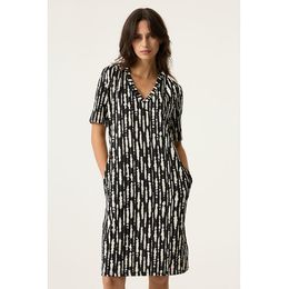 Garcia Kleid in Schwarz/ Wei&szlig; - 53% | Gr&ouml;&szlig;e S | Damen-kleider