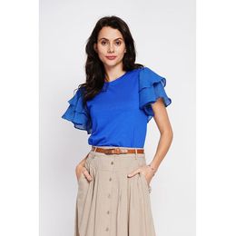 Le Jardin du Lin Bluse in Blau - 57% | Gr&ouml;&szlig;e 42 | Damen-blusen