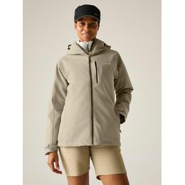 Regatta Regenjacke "Birchdale II" in Beige - 71% | Gr&ouml;&szlig;e 38 | Damen-outdoorjacken